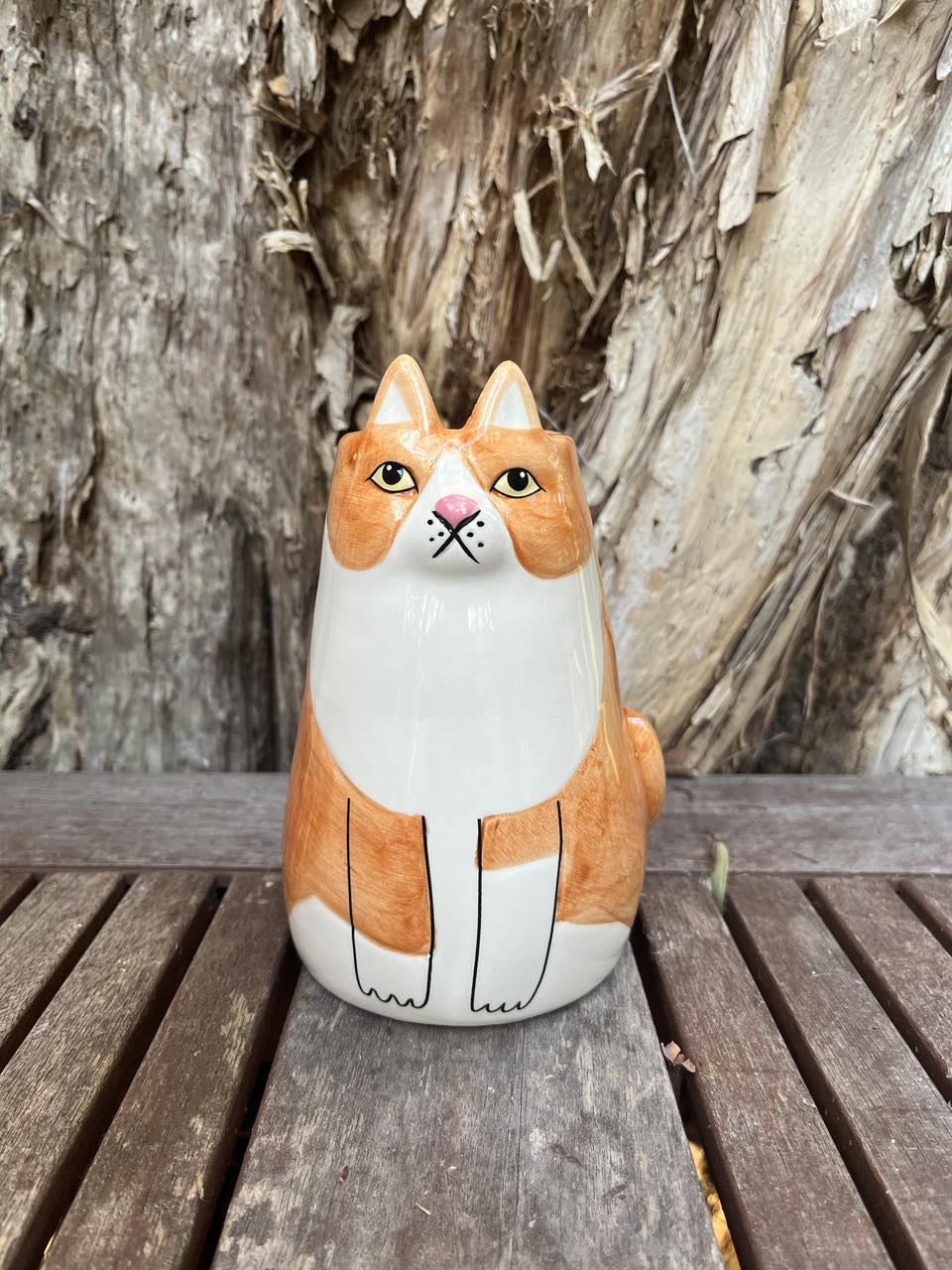 Ginger Cat Vase — Nursery 2 U